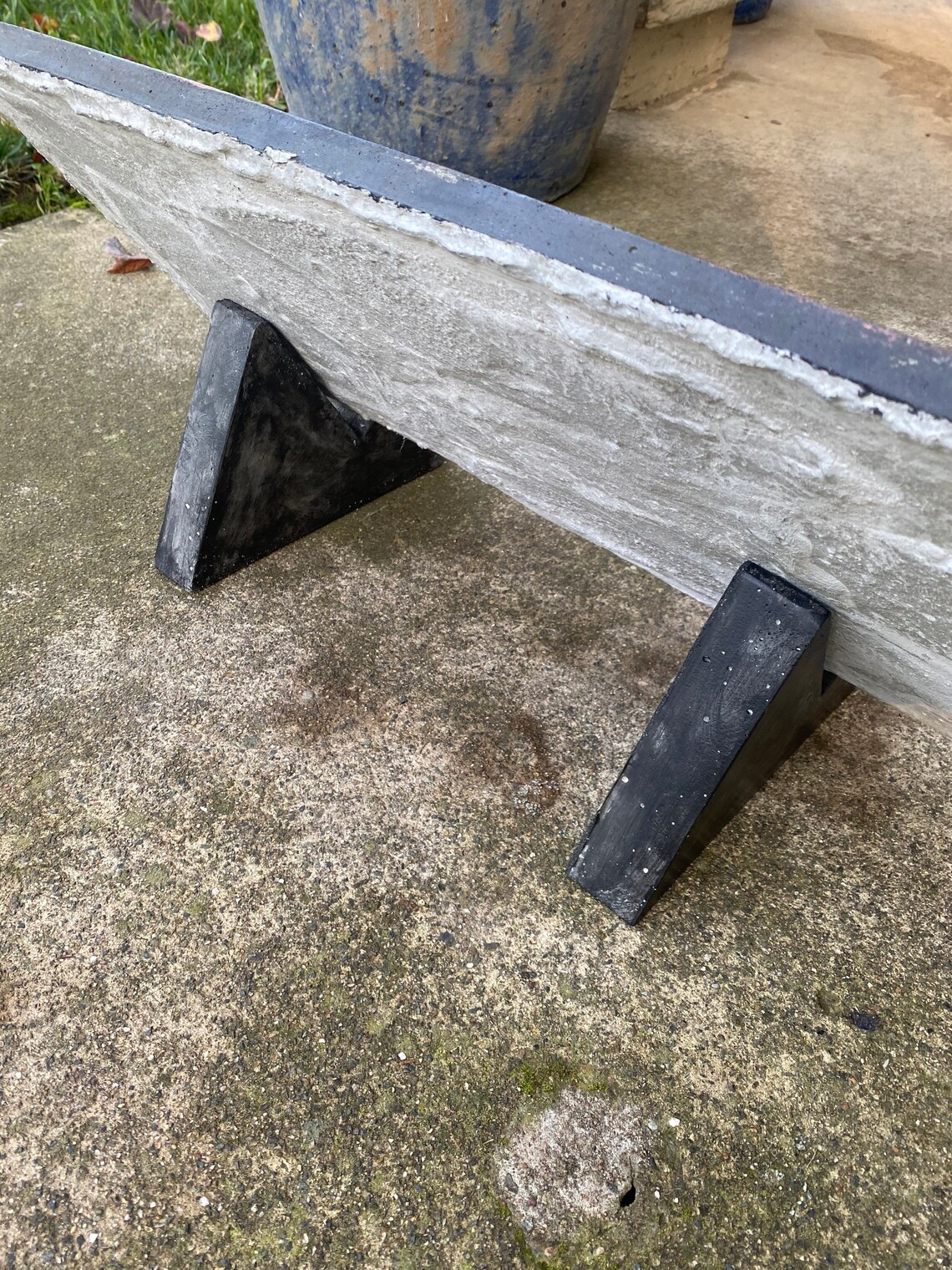 Plaque and Stepping Stone Holder Concrete Holder Garden - Etsy