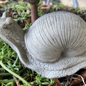 Snail Concrete Statue Garden Statue Garden Décor Snail | Etsy