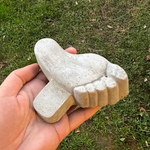 Foot Concrete Planter Feet, 4 5/8″ X 3 1/2 X 1 1/4″ Deep, Pot Feet ...