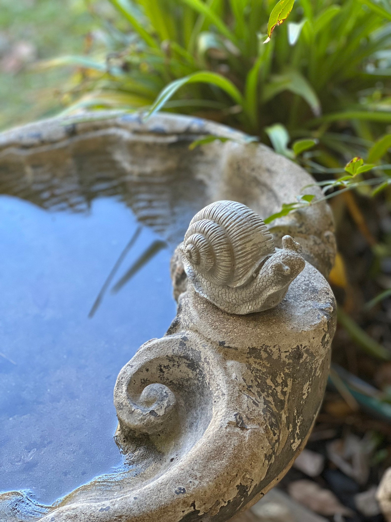 Snail Concrete Statue Garden Statue Garden Décor Snail - Etsy
