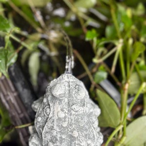 Concrete Spitting Frog Fountain 4.5"x3.25"x3", Water Feature, Spitter ...