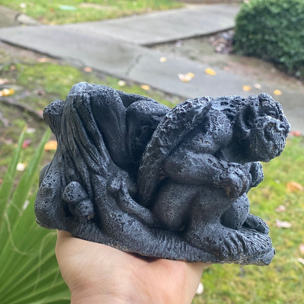 Gargoyle Succulent Planter - Etsy