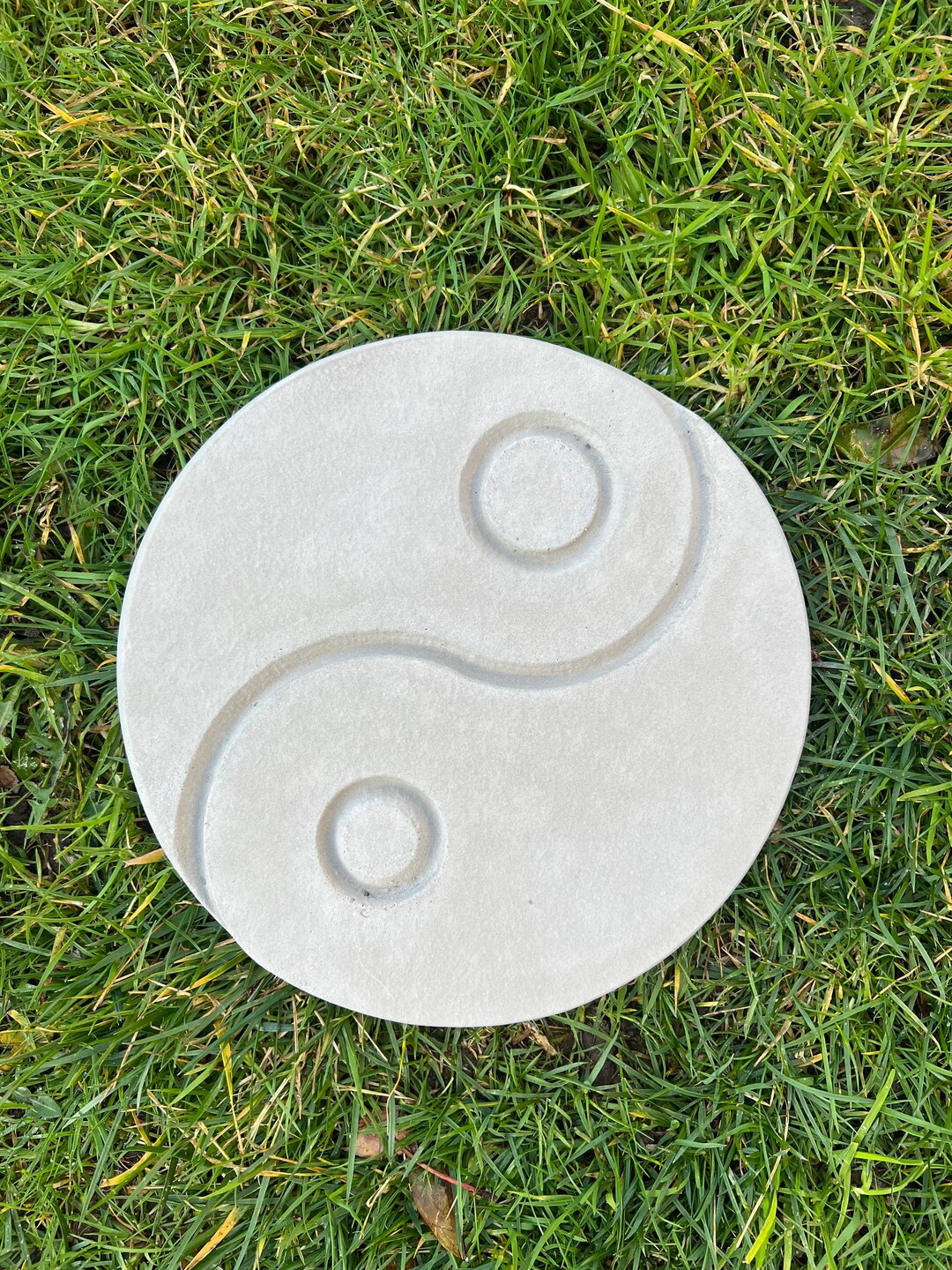 Balance, Yin Yang Symbol, Stepping Stone, 9" X 3/4", Taijitu Symbol ...