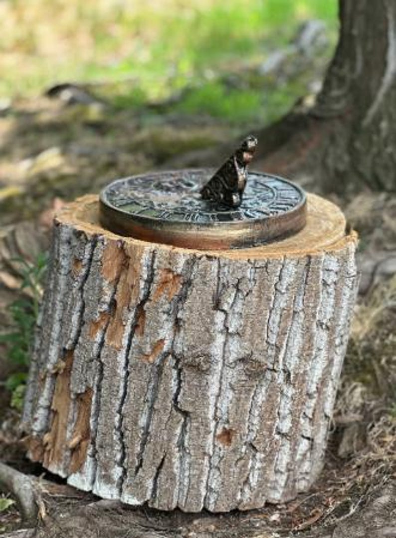Garden Sundial Only, 10” Round, Sun & Clouds Roman Numeral Design ...