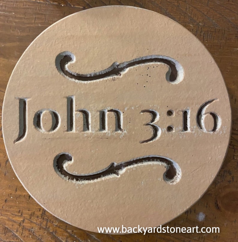 Bible Verse Wall Art Stepping Stone Garden Plaque Bible | Etsy