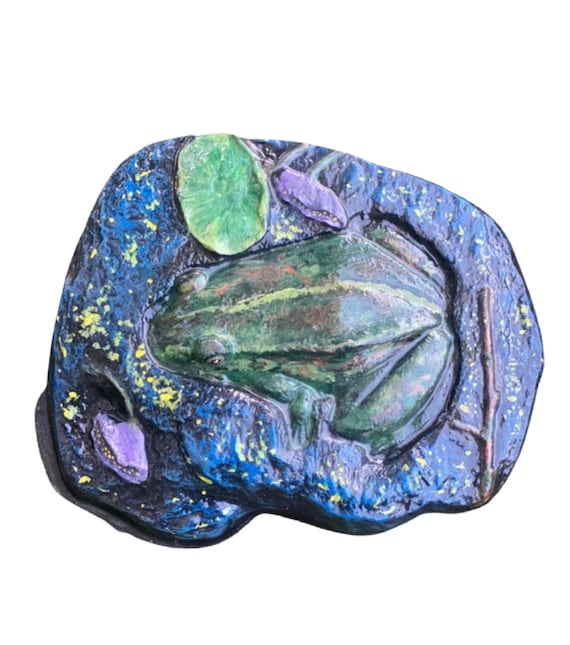 Frog Stepping Stone 12x9.5x1.5 Realistic - Etsy