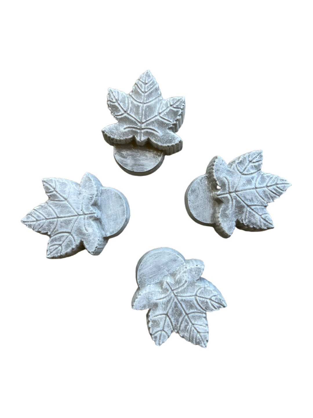 Leaf Planter Feet, 4"x3"x1" Deep, Set of 3 or 4, Plant Pot Feet, Pot ...