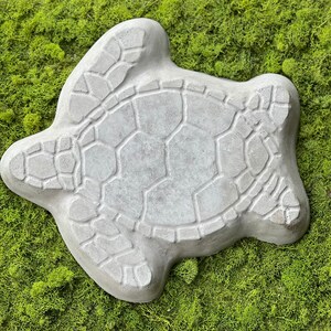 Sea Turtle, Stepping Stone, Turtle Garden, Concrete Turtle Decor, Yard ...