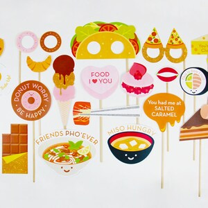 Foodie Props, Potluck Party Props, Potluck Party Decorations, Food ...