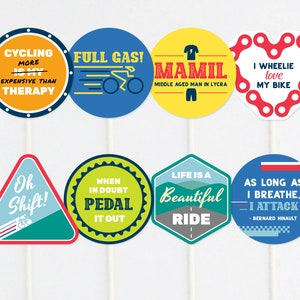 Cycling Birthday Decorations, Mamil, Cycling Props, Cycling Party ...