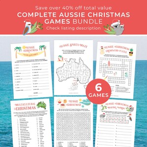 Aussie Christmas Word Search Game, Australian Christmas, Christmas ...