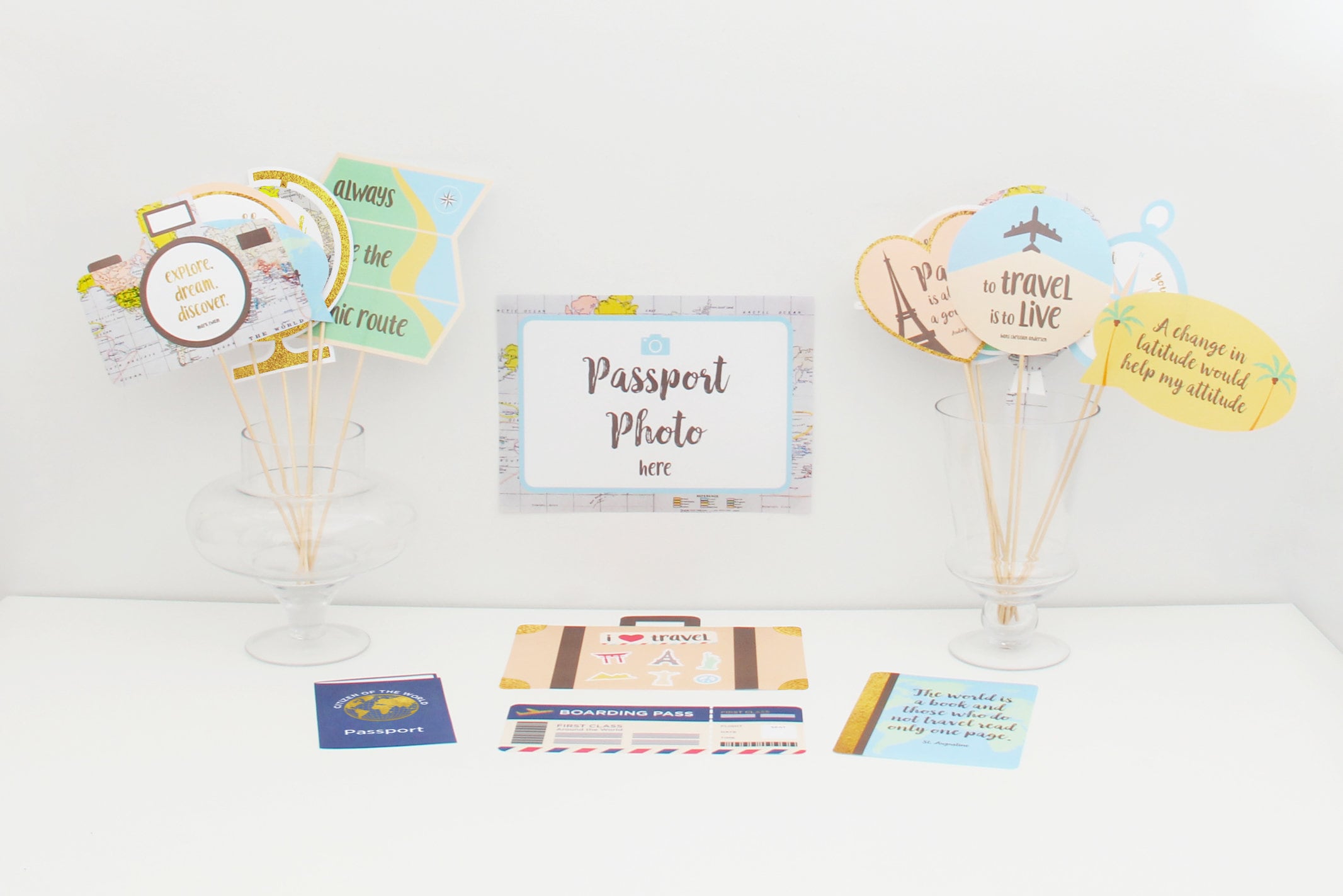 Travel Photo Booth Prop Ideas at Jonathan Baylee blog