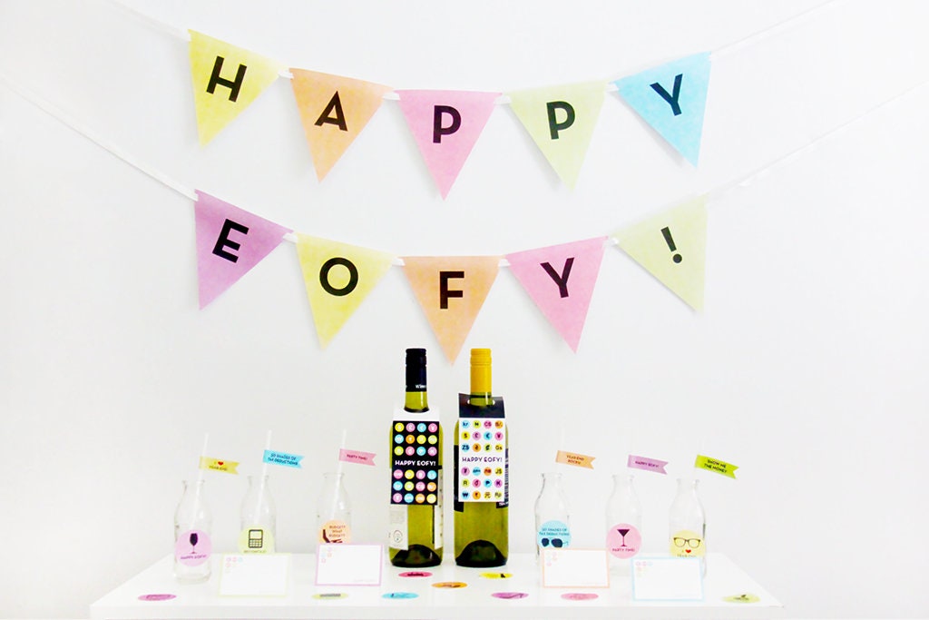 End of Fiscal Year Party, End of Financial Year Party Decorations, EOFY ...