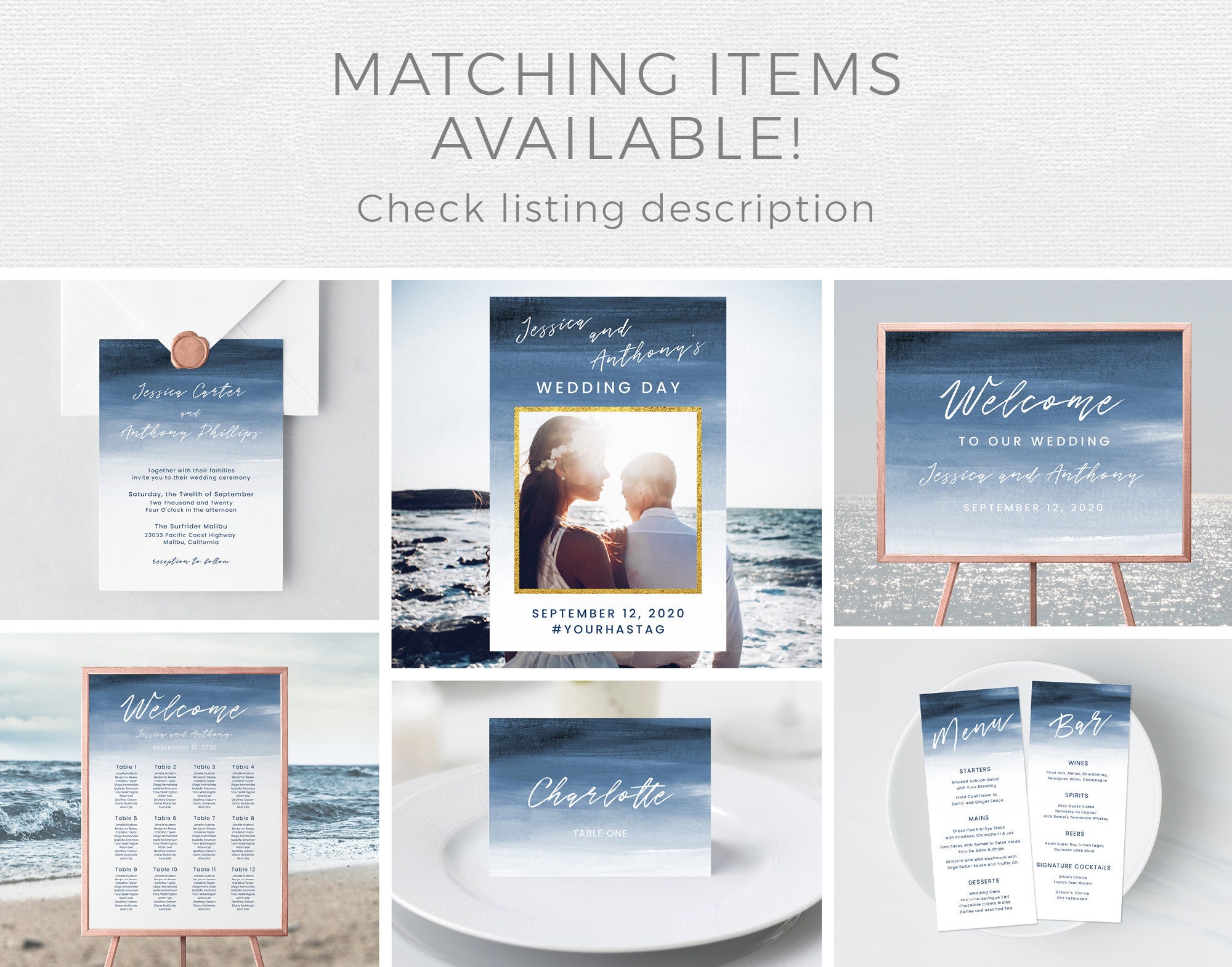 Beach Seating Chart Editable Template Beach Wedding Seating - Etsy