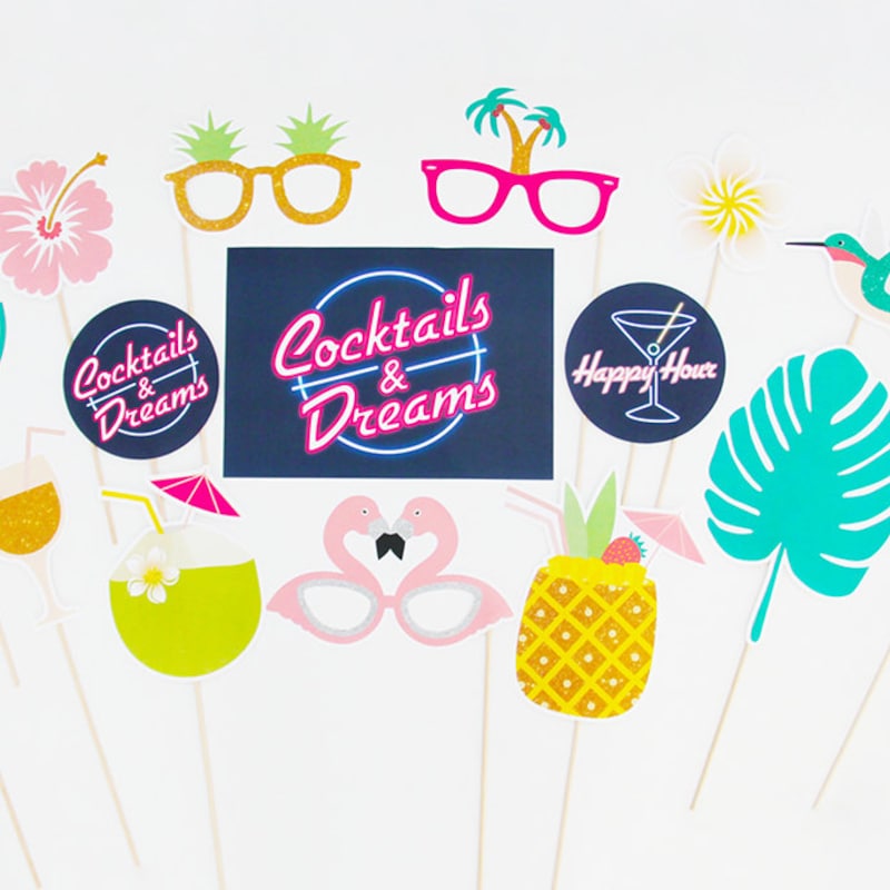 Tropical Photo Booth - Etsy