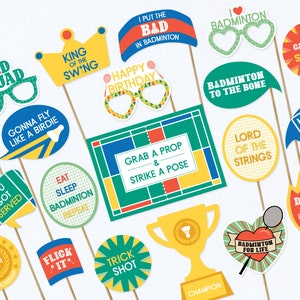 Badminton Birthday Decorations, Badminton Props, Party Decorations ...