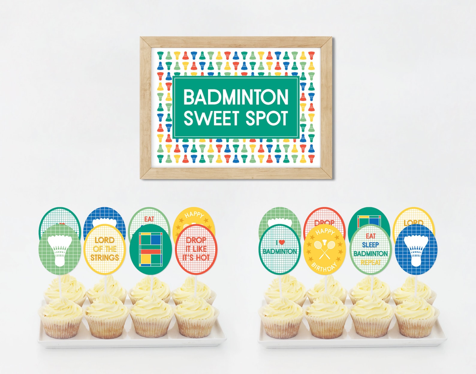 Badminton Birthday Decorations, Badminton Props, Party Decorations ...