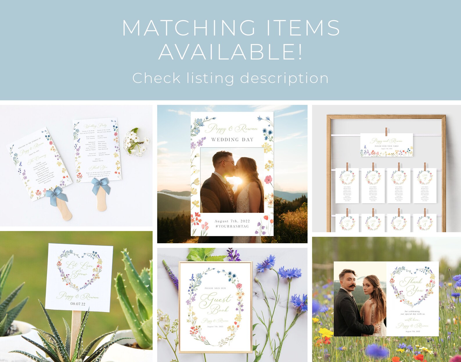 Wildflower Welcome Sign Template Wedding Welcome Sign - Etsy Australia