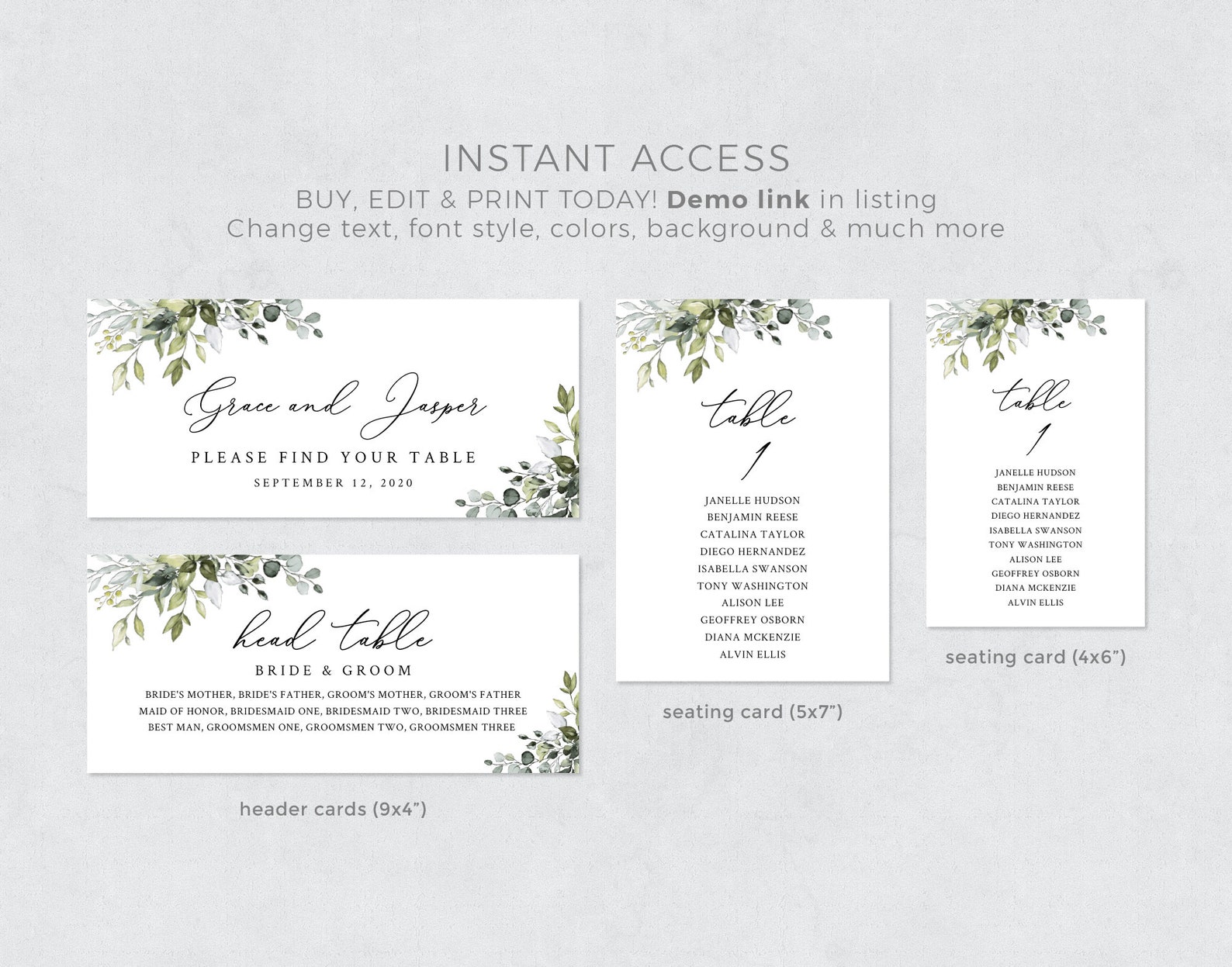 Rustic Seating Chart Template Rustic Seating Cards Rustic | Etsy