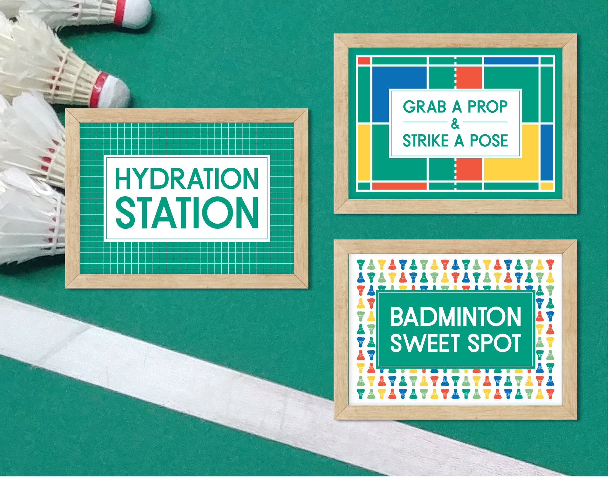 Badminton Birthday Decorations, Badminton Props, Party Decorations ...