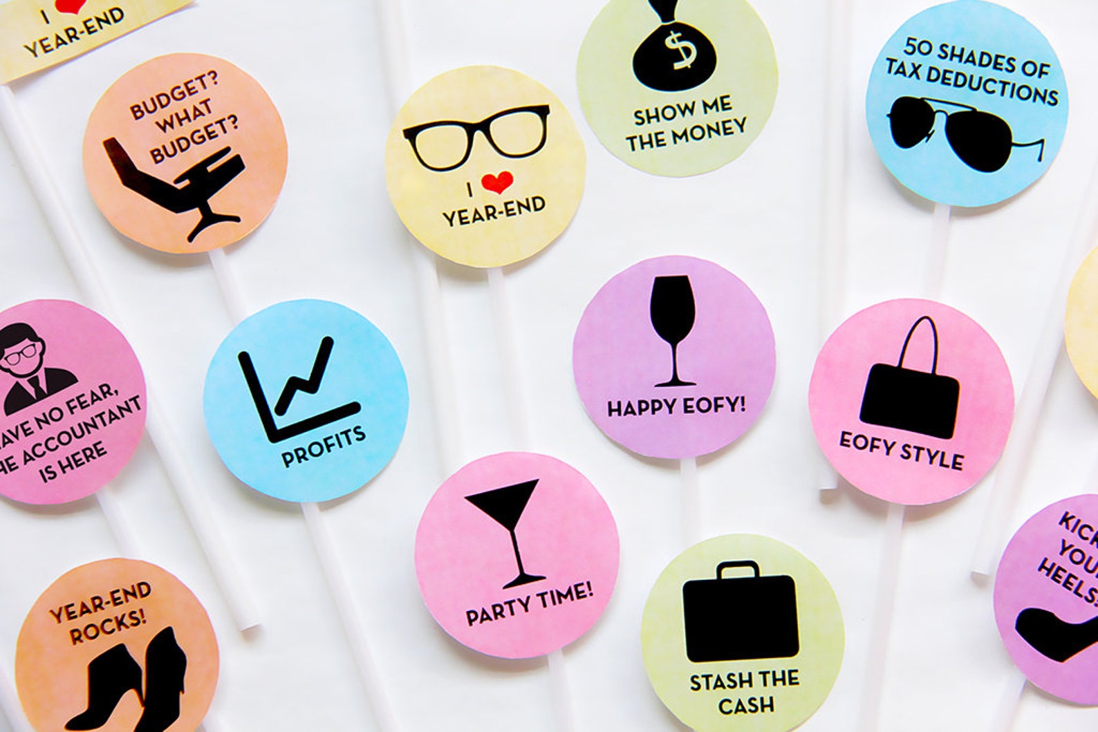 End of Fiscal Year Party, End of Financial Year Party Decorations, EOFY ...