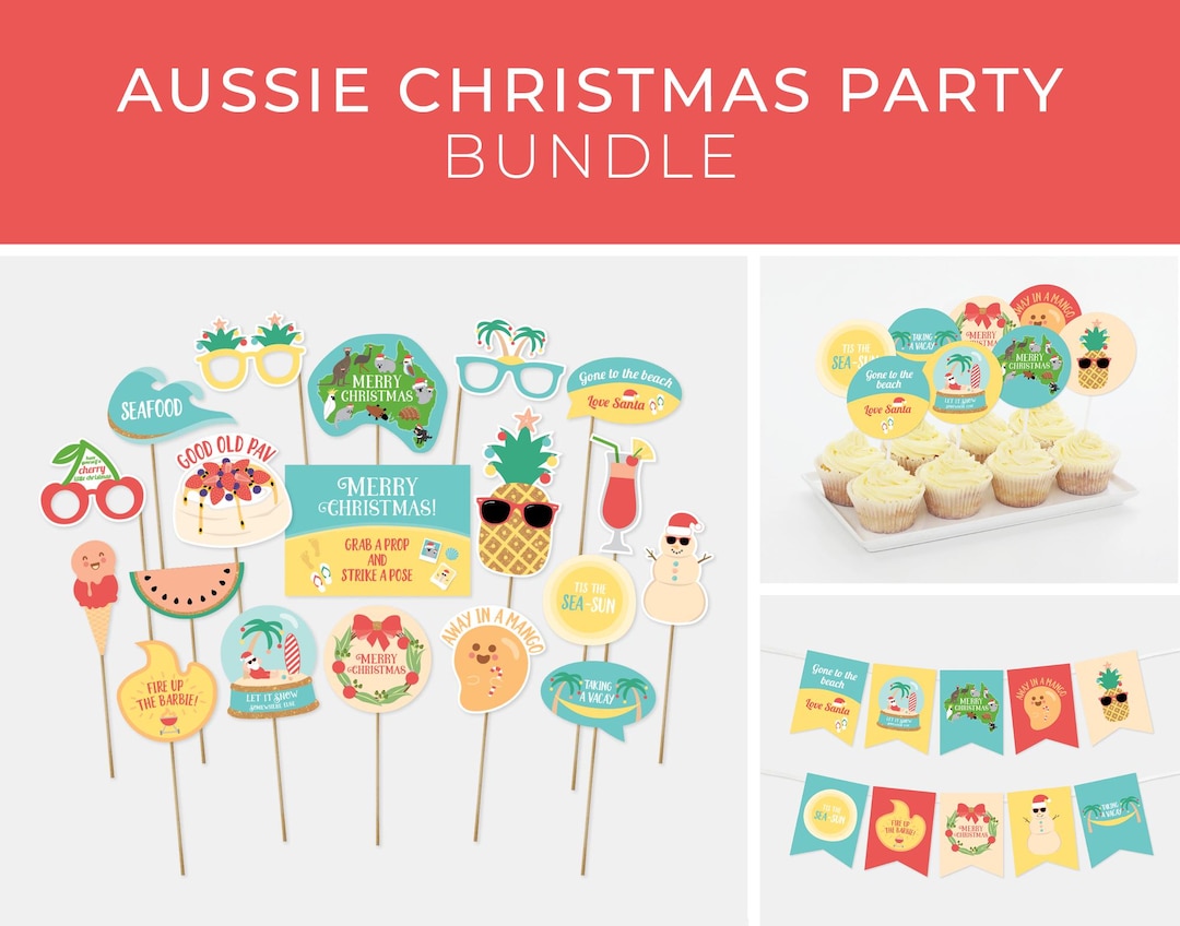 Aussie Christmas Party Decorations, Australian Christmas Party ...