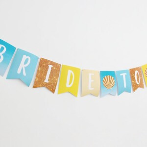 Bride to Be Banner, Beach Bridal Shower Banner, Beach Bachelorette ...