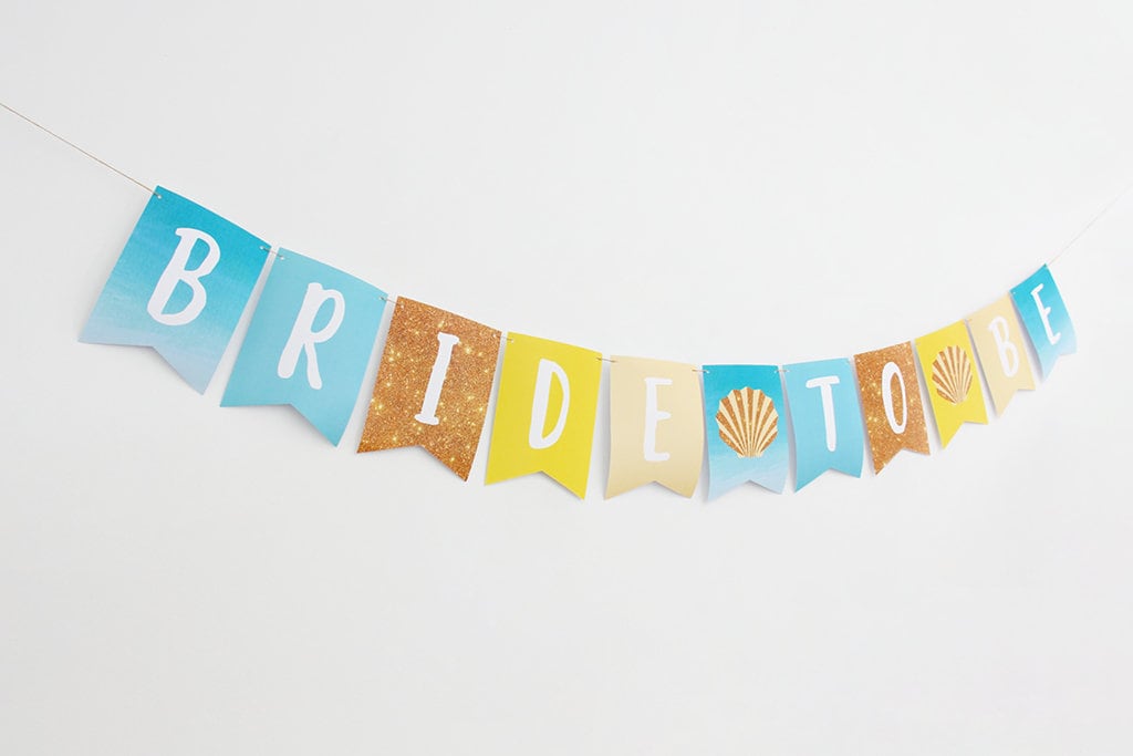 Bride to Be Banner Beach Bridal Shower Banner Beach | Etsy