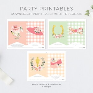 Spring Kentucky Derby Banner, Derby Buntings, Kentucky Derby ...