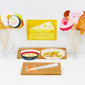 Foodie Props, Potluck Party Props, Potluck Party Decorations, Food ...