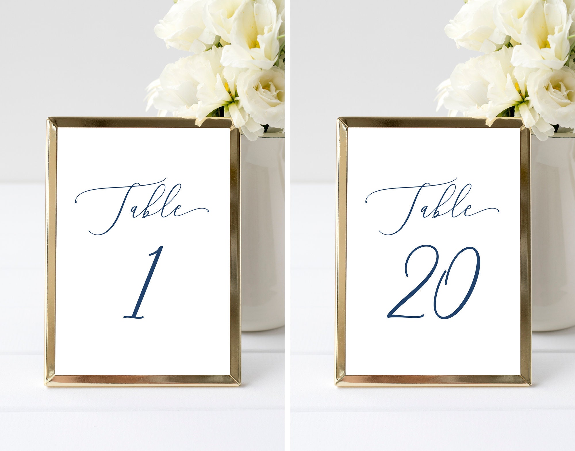 Table Number Card Template Table Seating Cards Beach Table - Etsy Australia
