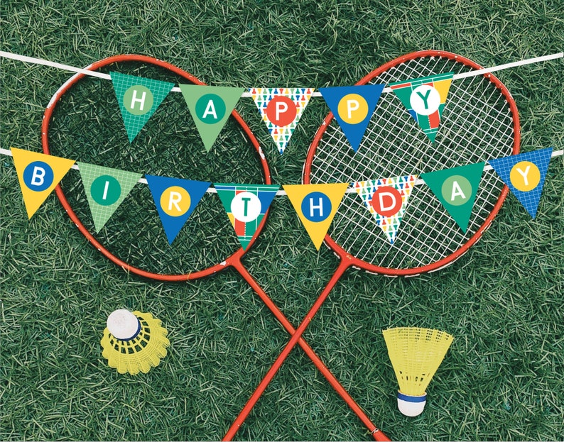 Badminton Birthday Decorations, Badminton Props, Party Decorations ...
