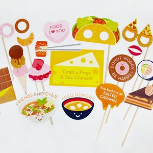 Foodie Props, Potluck Party Props, Potluck Party Decorations, Food ...