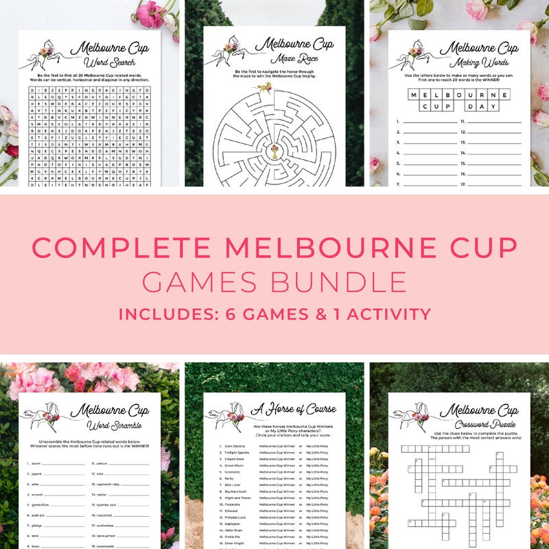 Horses in the Melbourne Cup - Etsy