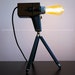 Camera Lamp Upcycled Vintage Cine Camera Tripod Lamp With Retro ...
