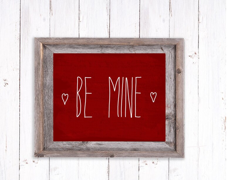 Rae Dunn Inspired Printable | Valentine Word Art Printable | Farmhouse ...