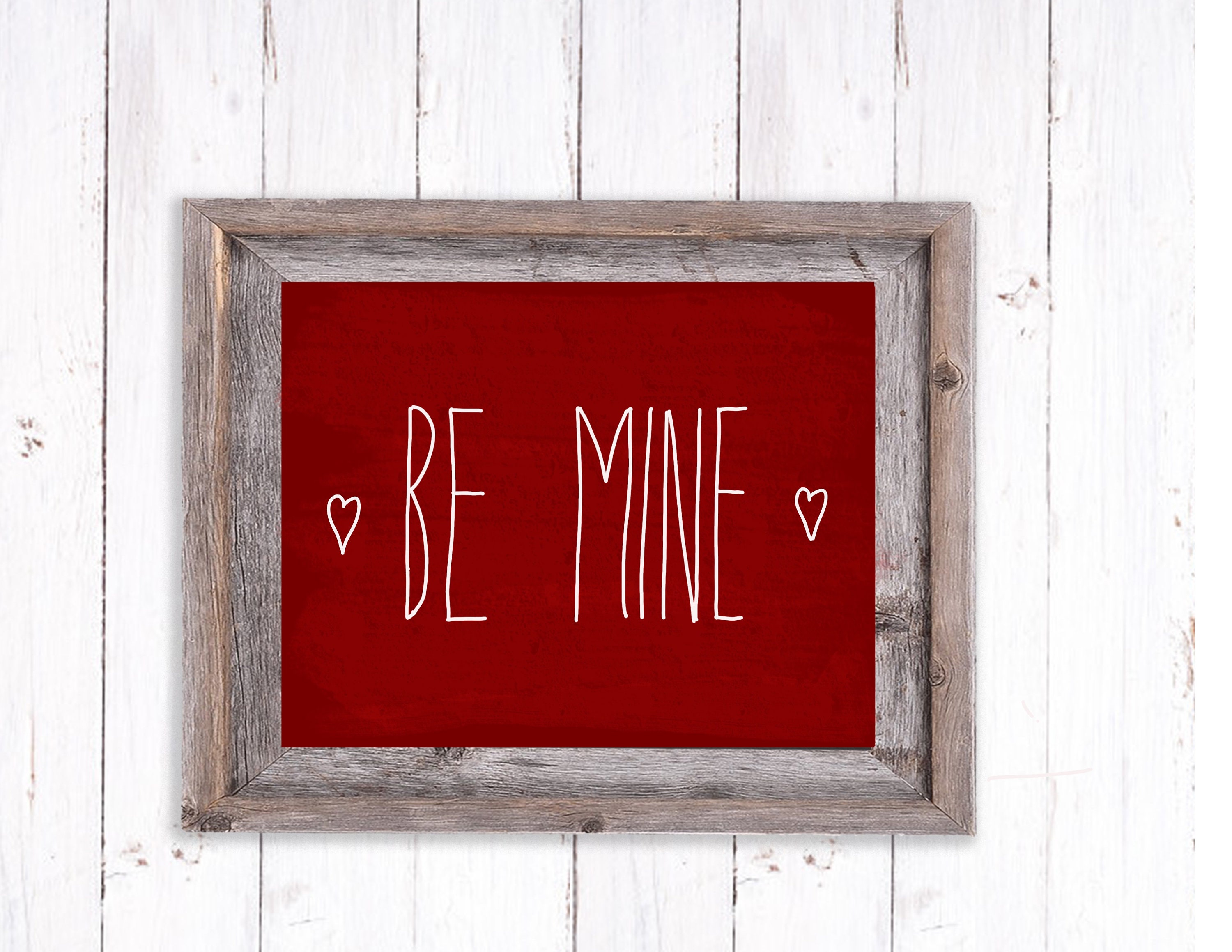 Rae Dunn Inspired Printable Valentine Word Art Printable Farmhouse ...