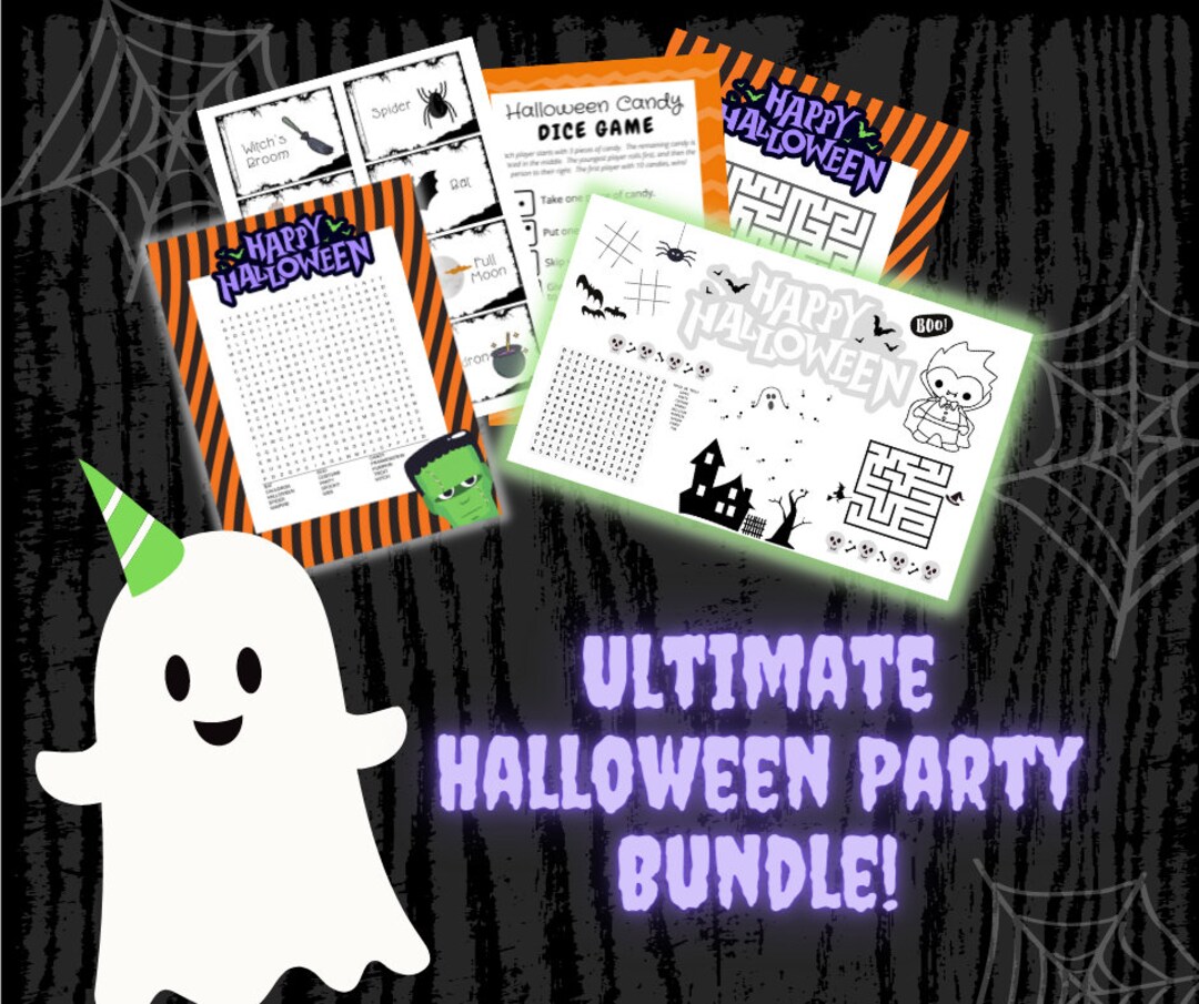 Halloween Activity Printables | Halloween Party Games | Maze ...