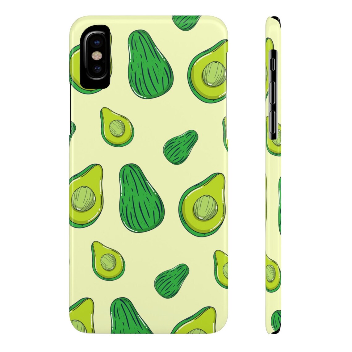 Avocado Slim Phone Case iPhone Case Samsung Galaxy Case | Etsy
