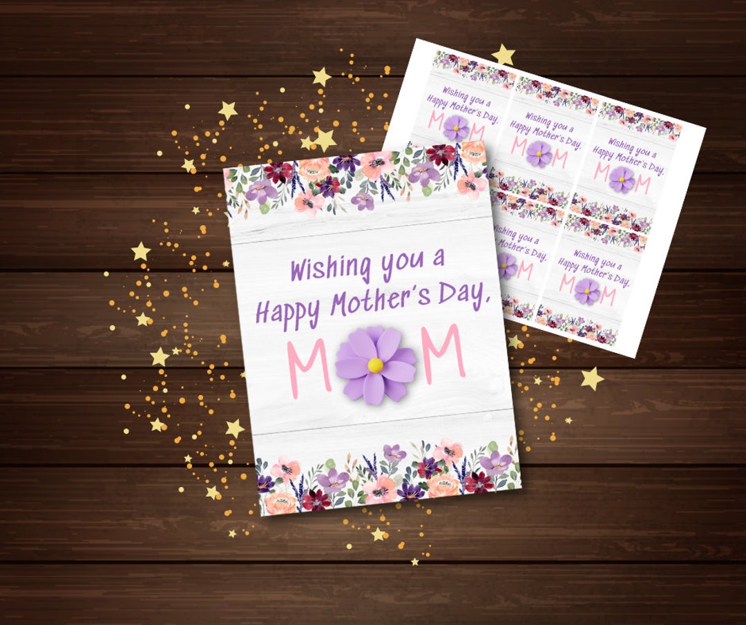 Mother’s Day Gift Tag | Mother’s Day Gift Favor Tag Printable | Mother ...