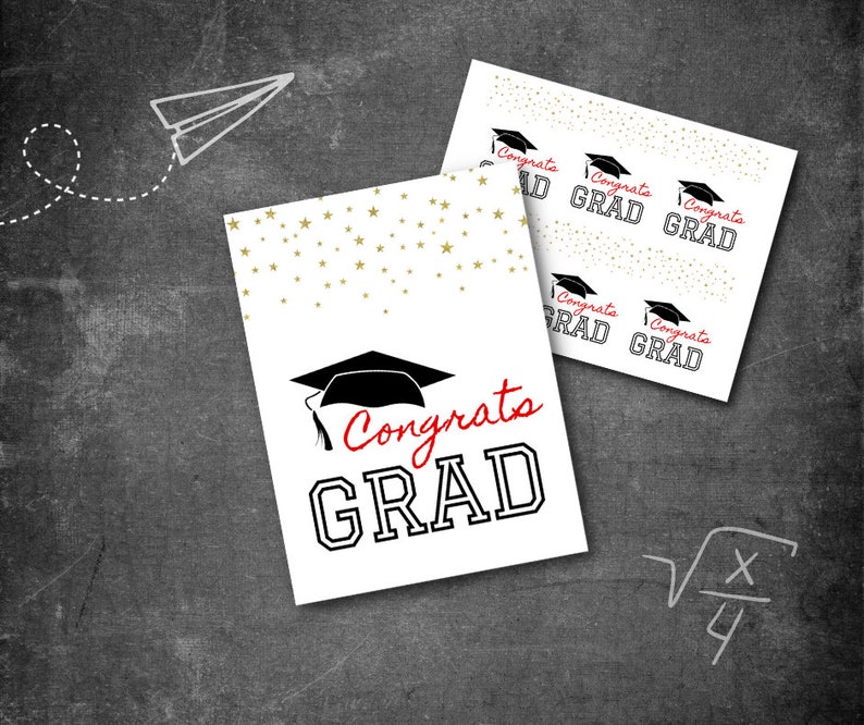 Graduation Gift Tag Printable | Graduation Congrats Printable | DIY ...