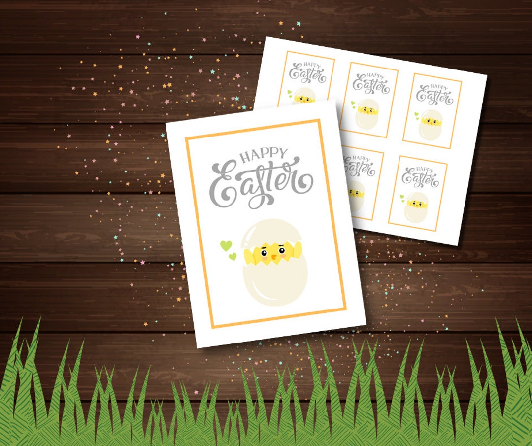 Easter Gift Tag Printable | Baby Chick Easter Printable | DIY Easter ...