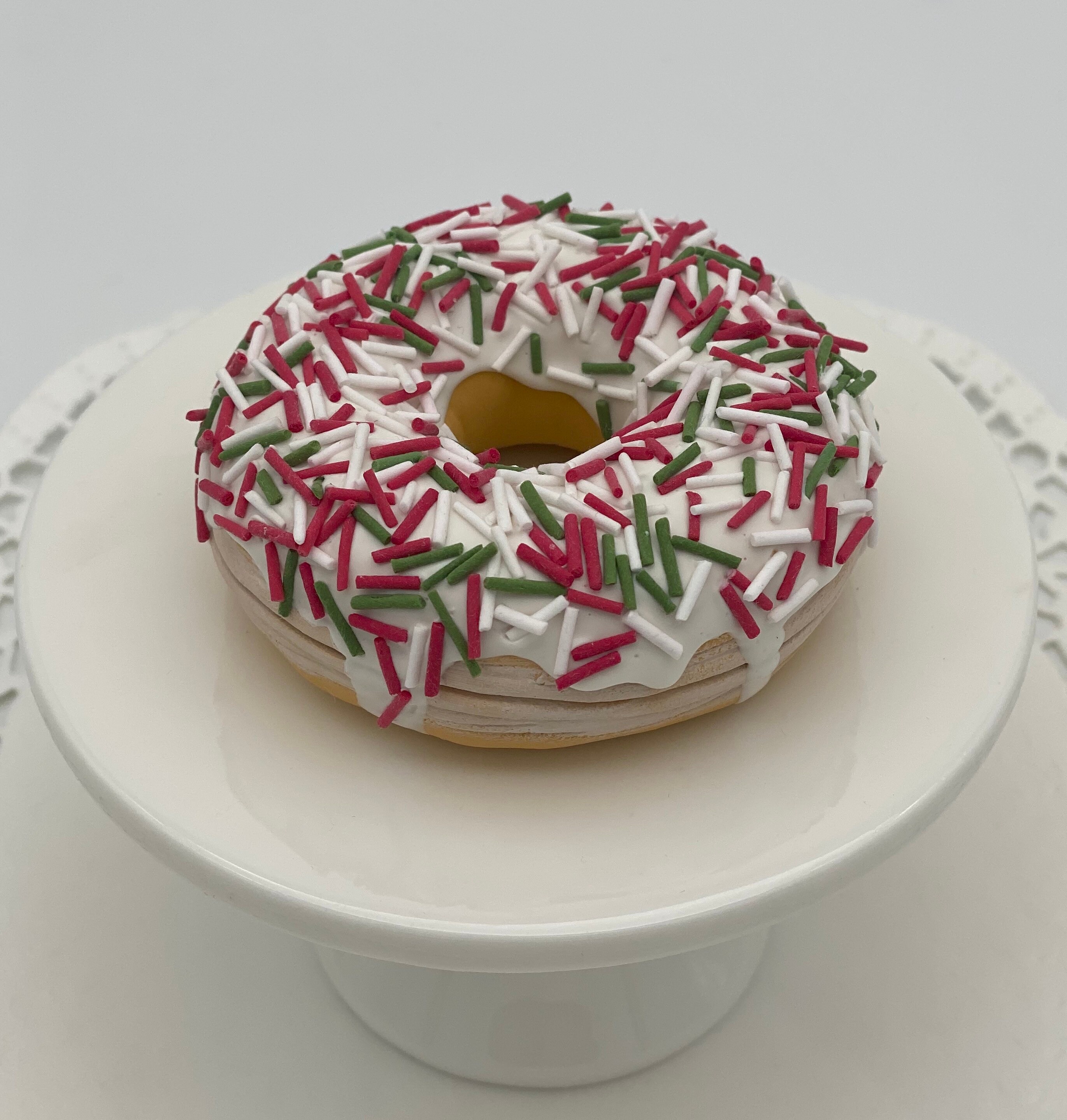 Faux Doughnut Christmas Fake Donuts With Colour Sprinkles - Etsy UK