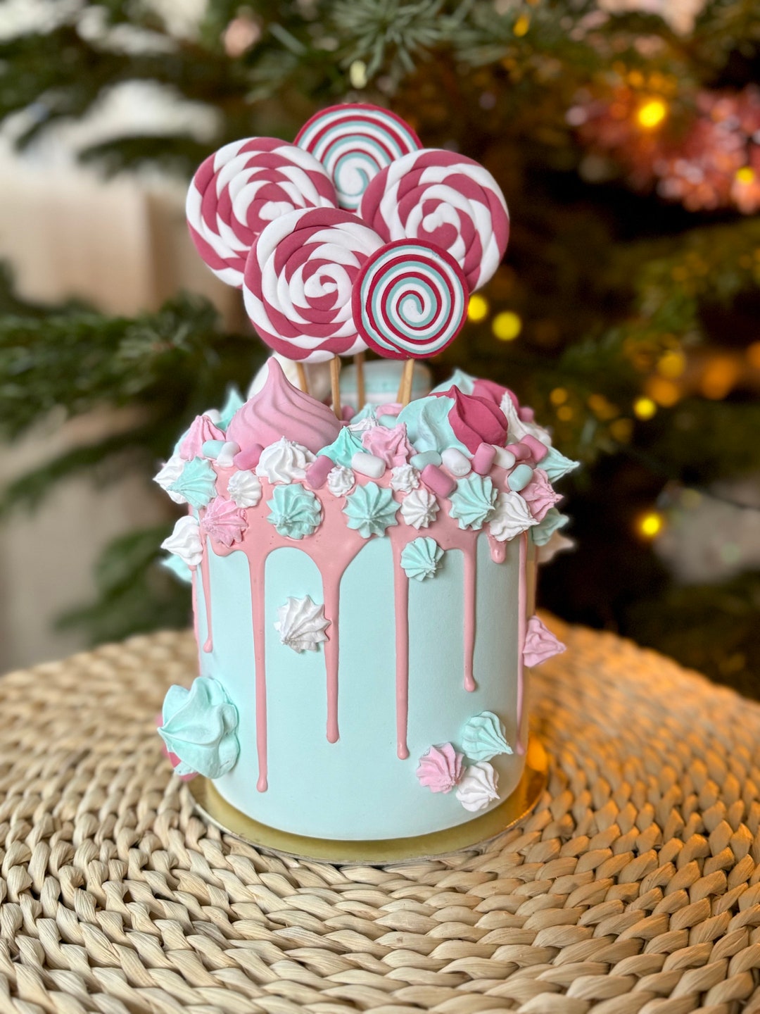 Fake Cake for Display Celebration Cake Prop Birthday Cake Baby Shower ...