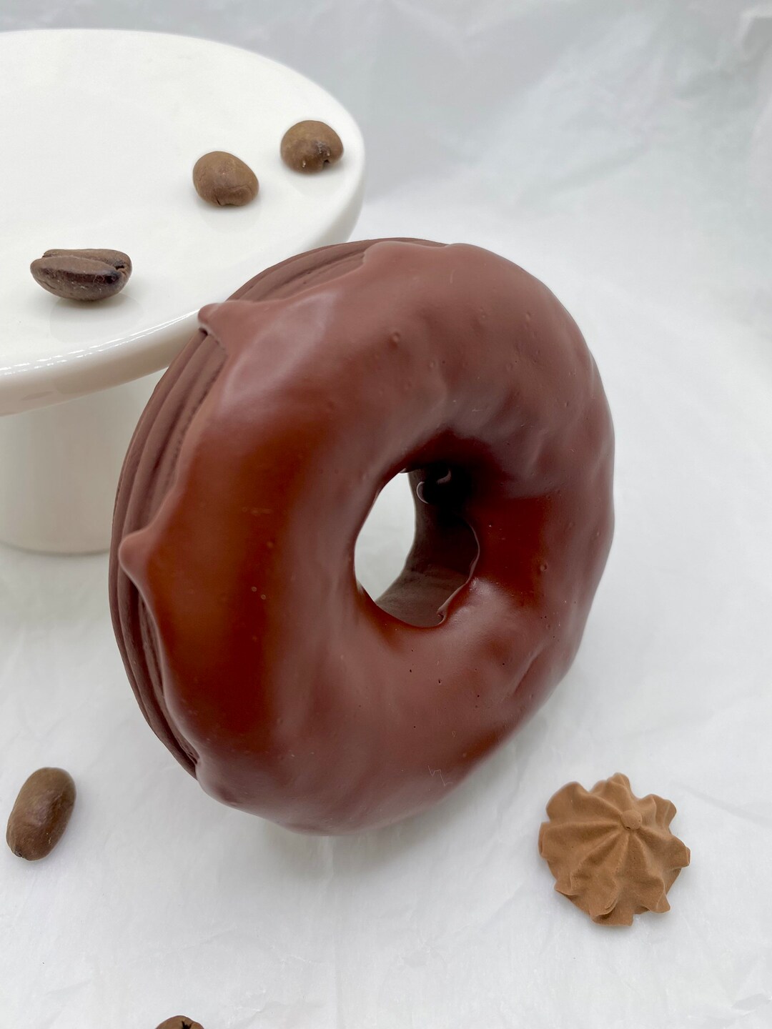 Faux Doughnut Fake Donuts Chocolate Glaze Photo Sessions Glazed Donuts ...