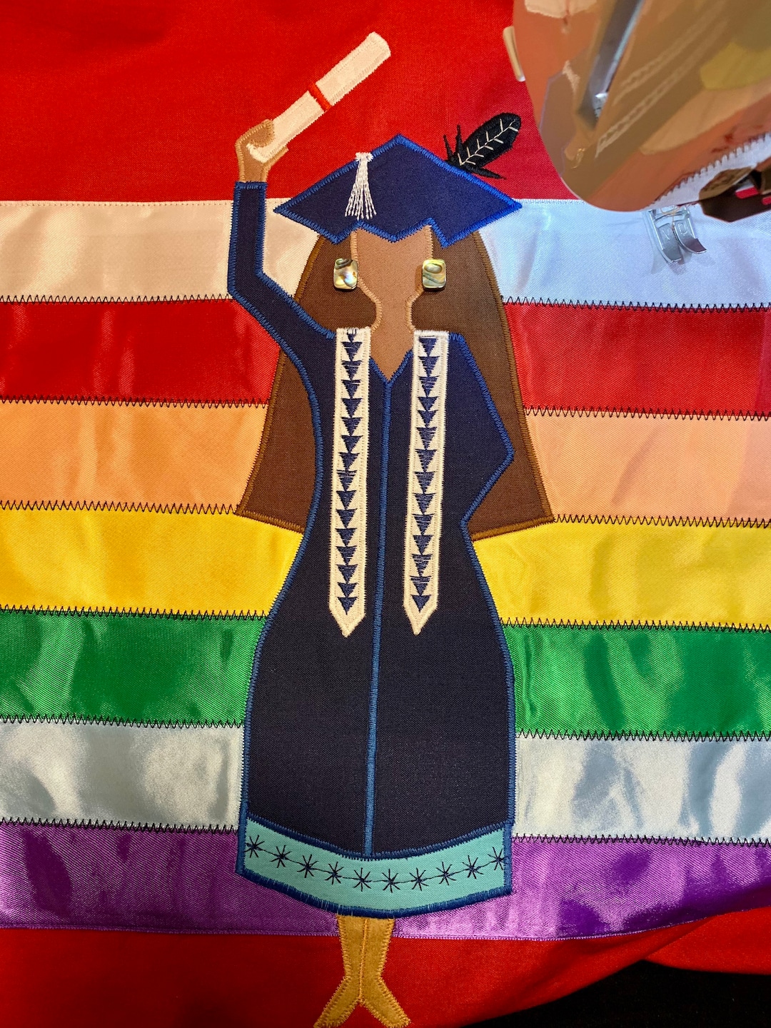 Native Graduation Ribbon Skirt. Titled, "she Who Leads" Can Be Made ...