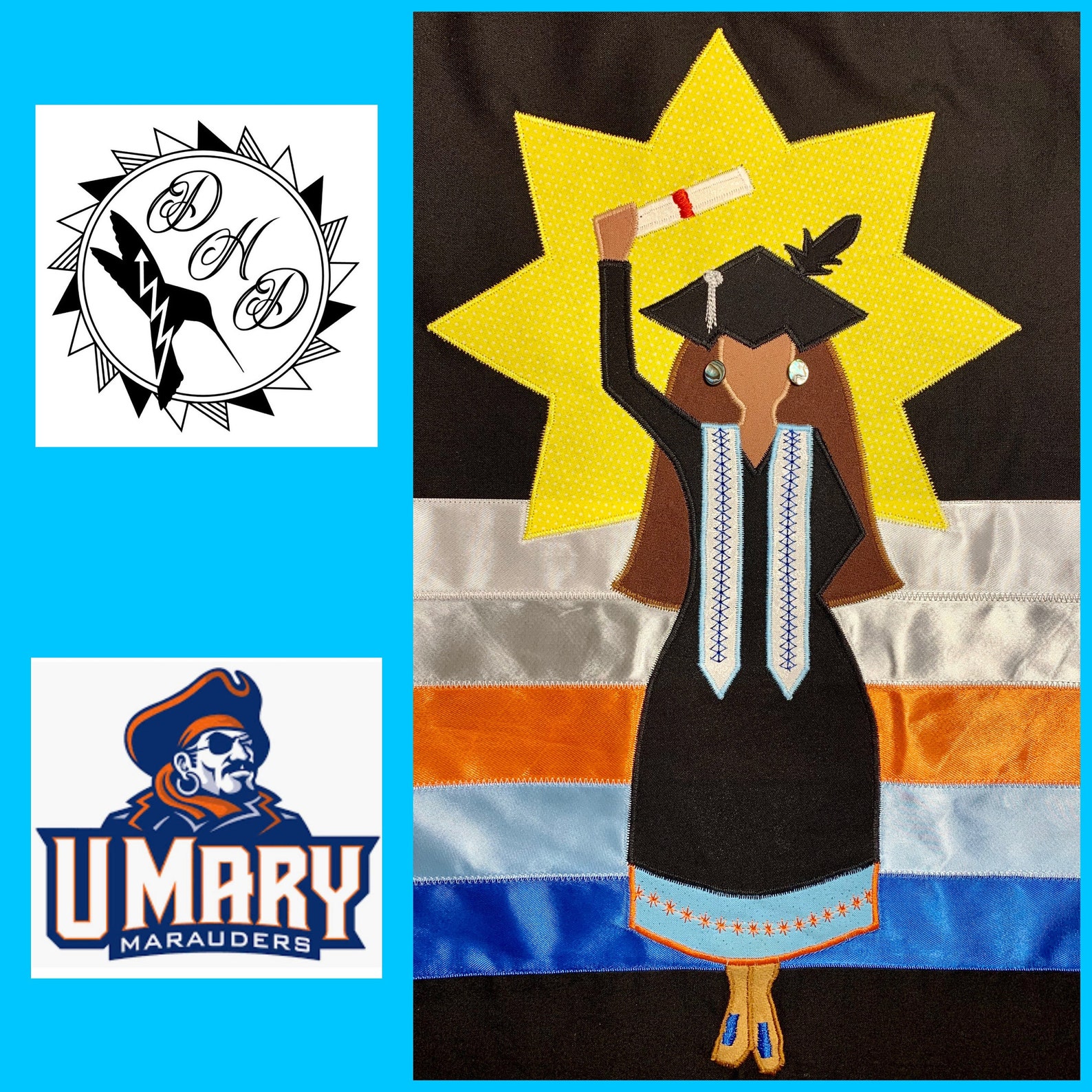 Native Graduation Ribbon Skirt. Titled she Who - Etsy