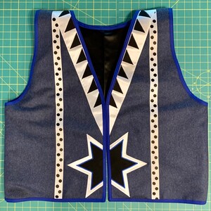 Native American Mens Traditional Regalia 3 Pieces Vest and Front and ...