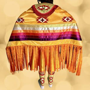 Girls Size 8-12 Fancy Dance Regalia 4 Piece Set; Powwow Regalia; Native ...