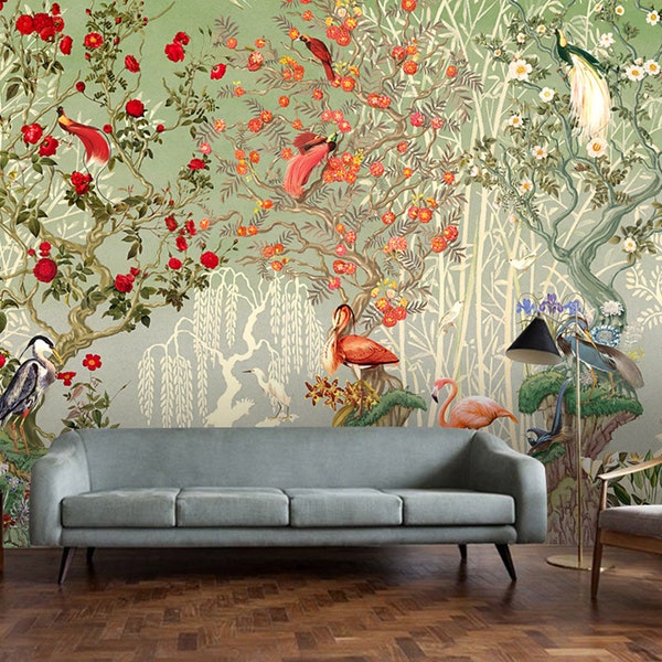 Tree Wall Mural - Etsy